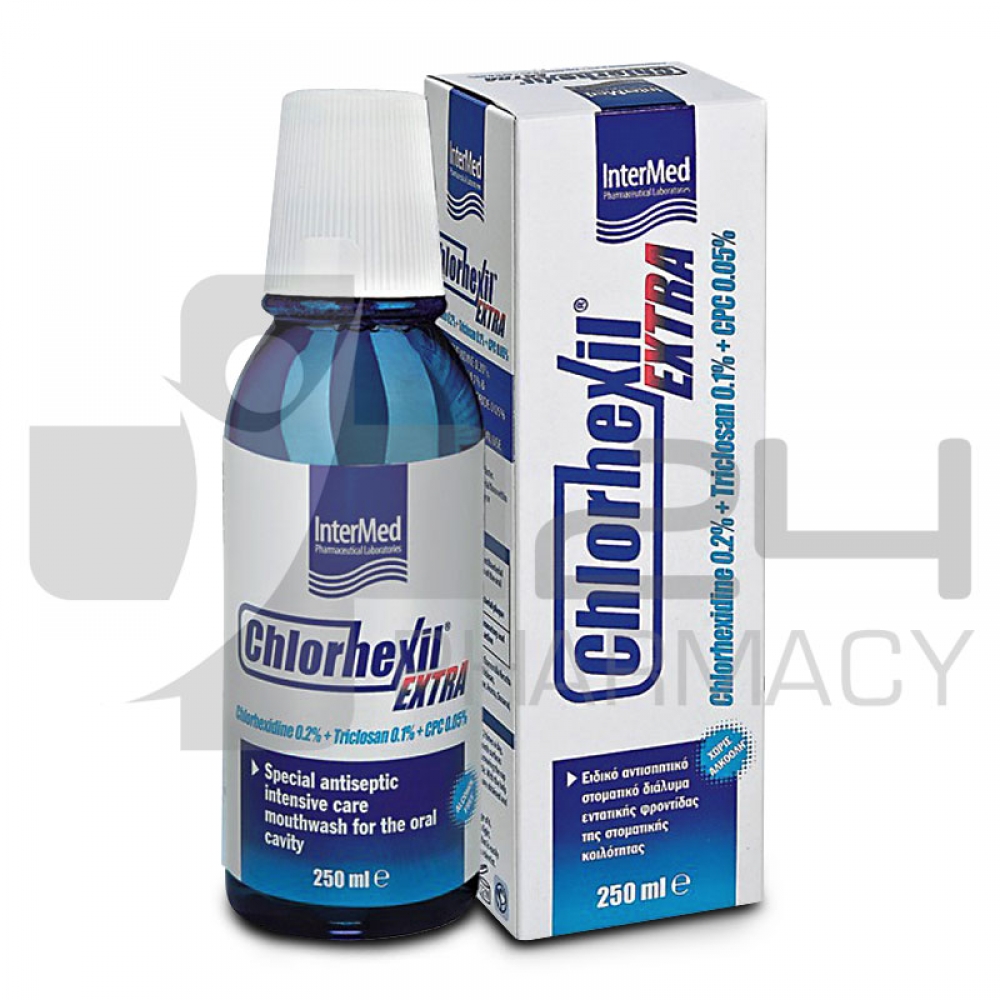 INTERMED CHLORHEXIL EXTRA ΣΤΟΜΑΤΙΚΟ ΔΙΑΛΥΜΑ ΓΙΑ ΑΝΤΙΜΙΚΡΟΒΙΑΚΗ ...