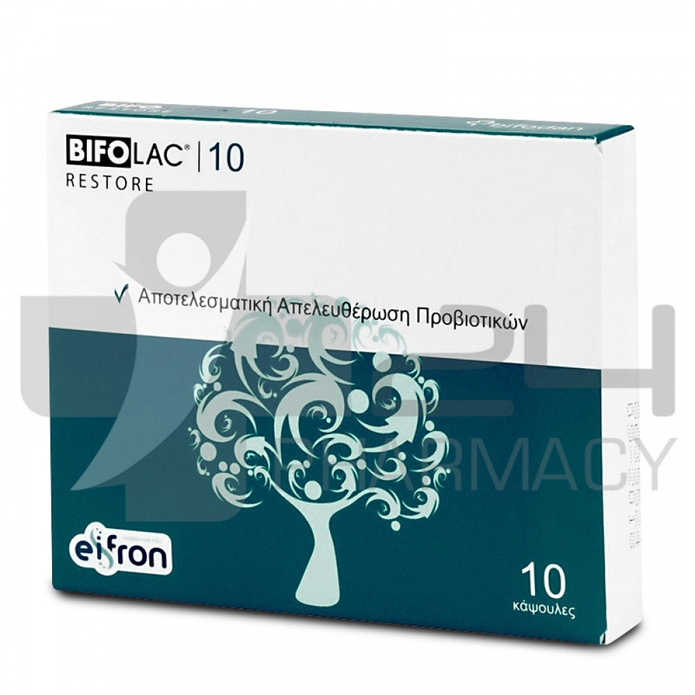 BIFOLAC RESTORE PROBIOTICS 10 CAPS | 24pharmacy.gr