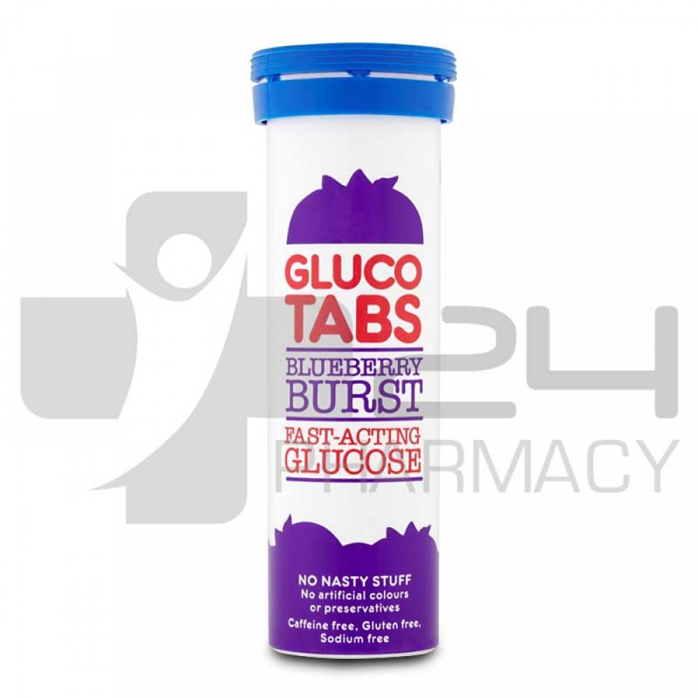 GLUCO TABS ΜΥΡΤΙΛΟ 10 ΑΝΑΒΡ. ΔΙΣΚΙΑ | 24pharmacy.gr