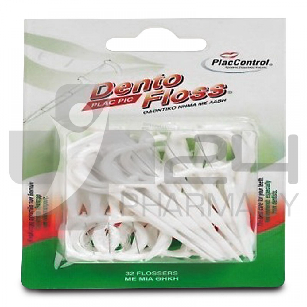 PLAC AID DENTO FLOSS ΟΔΟΝΤΙΚΟ ΝΗΜΑ ΜΕ ΛΑΒΗ 32ΤΜΧ | 24pharmacy.gr