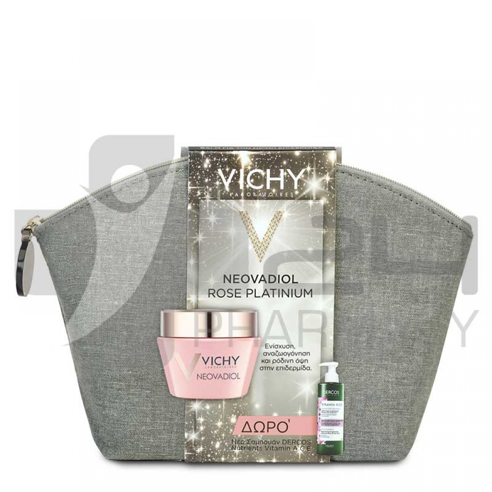 VICHY ΣΕΤ NEOVADIOL ROSE PLATINIUM 50ML & ΣΑΜΠΟΥΑΝ DERCOS 100ML ...