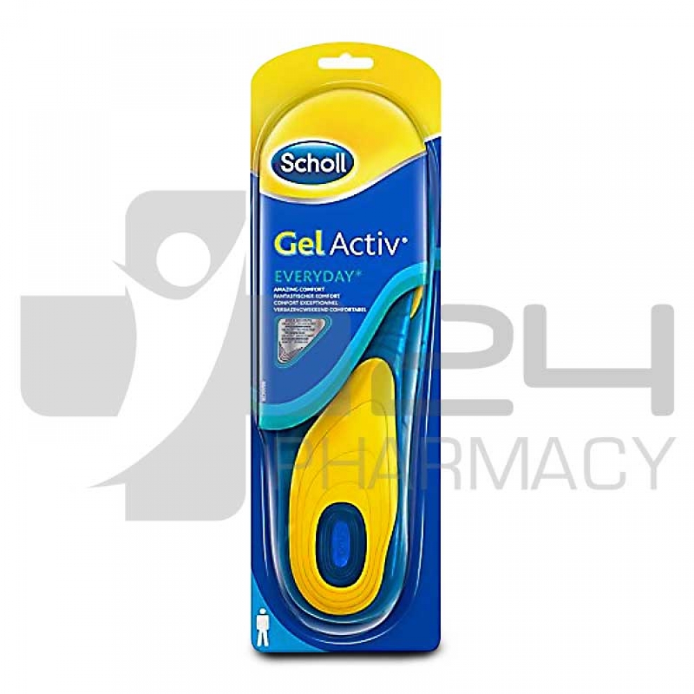 SCHOLL GEL ACTIV ΑΝΔΡΙΚΟΙ ΠΑΤΟΙ 1 ΖΕΥΓΑΡΙ | 24pharmacy.gr
