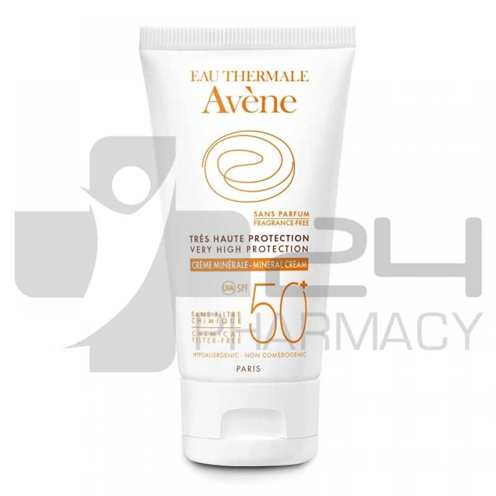 AVENE CREME MINERALE ΑΝΤΙΗΛΙΑΚΟ ΠΡΟΣΩΠΟΥ ΓΙΑ ΜΗ ΑΝΕΚΤΙΚΟ ΔΕΡΜΑ SPF50 ...