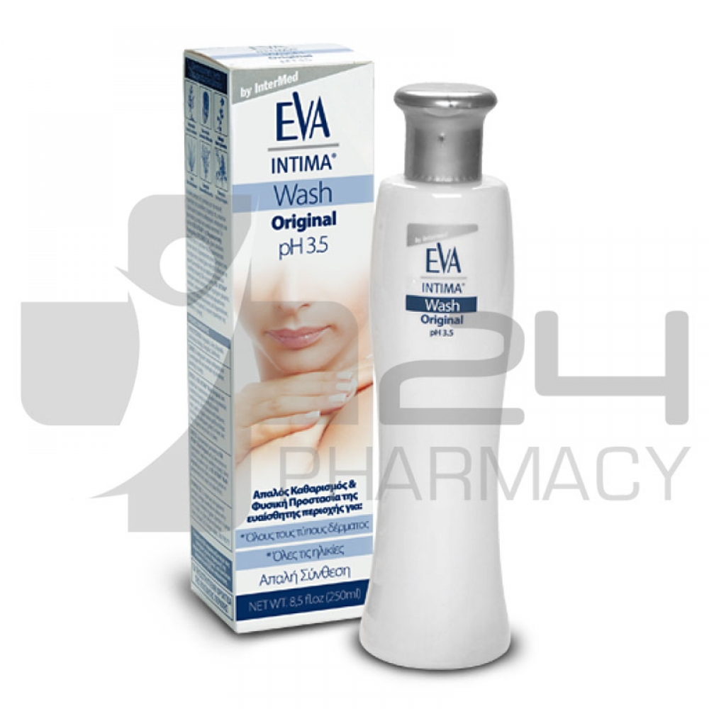 EVA INTIMA WASH ORIGINAL PH 3,5 ΚΑΘΑΡΙΣΜΟΣ ΕΥΑΙΣΘΗΤΗΣ ΠΕΡΙΟΧΗΣ 250ML ...