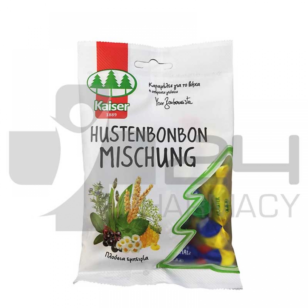 KAISER HUSTENBONBON MISCHUNG ΚΑΡΑΜΕΛΕΣ 80GR | 24pharmacy.gr