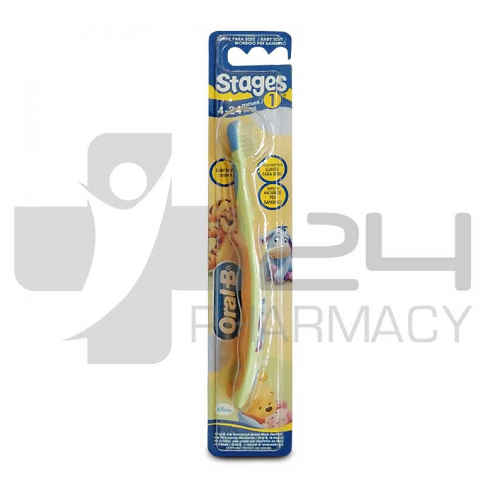 ORAL-B STAGES 1 ΠΟΛΥ ΜΑΛΑΚΗ ΟΔΟΝΤΟΒΟΥΡΤΣΑ ΓΙΑ 4-24 ΜΗΝΩΝ 1ΤΜΧ ...