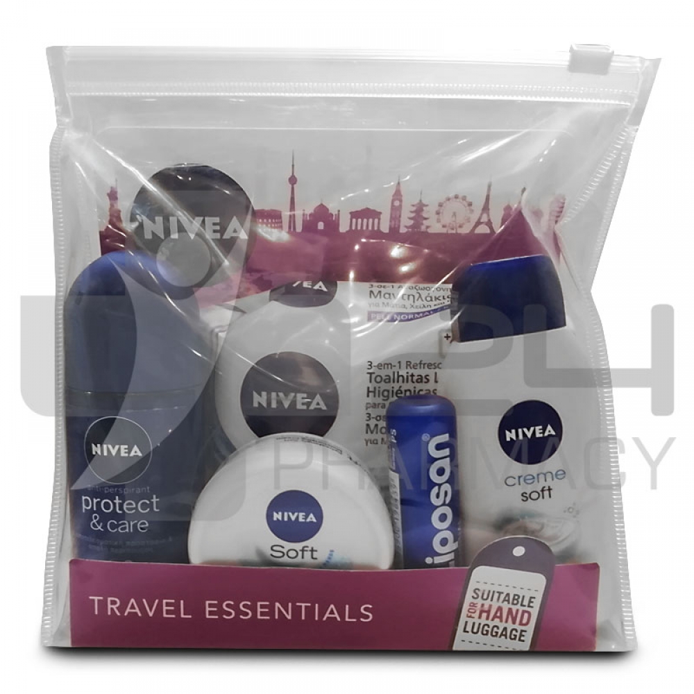 NIVEA ΣΕΤ ΜΕ 5 ΠΡΟΙΟΝΤΑ ΚΑΤΑΛΛΗΛΟ ΓΙΑ ΤΑΞΙΔΙΑ | 24pharmacy.gr