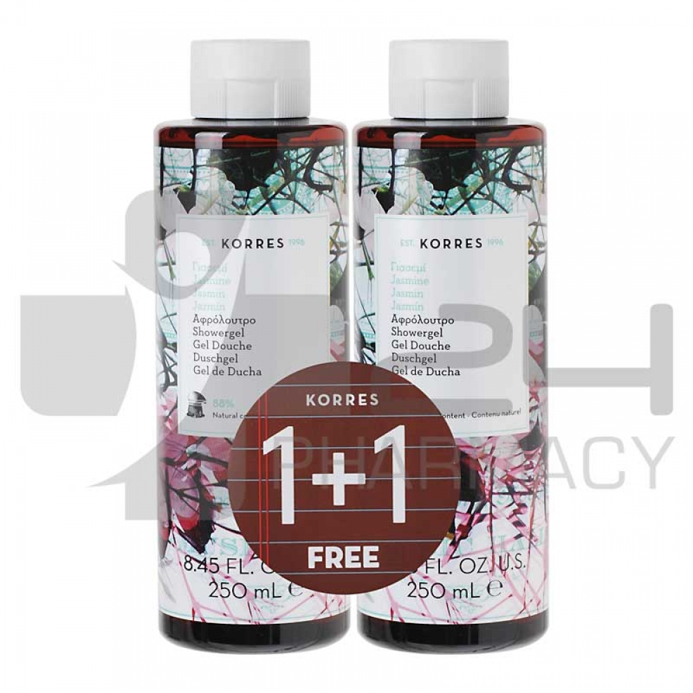 KORRES ΑΦΡΟΛΟΥΤΡΟ ΓΙΑΣΕΜΙ 1+1 2X250ML | 24pharmacy.gr