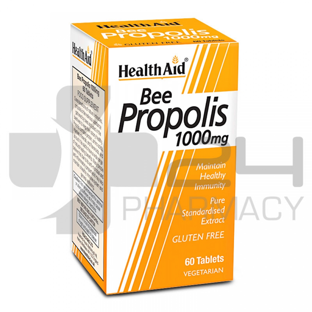 HEALTH AID BEE PROPOLIS 1000MG 60 ΤΑΜΠΛΕΤΕΣ | 24pharmacy.gr