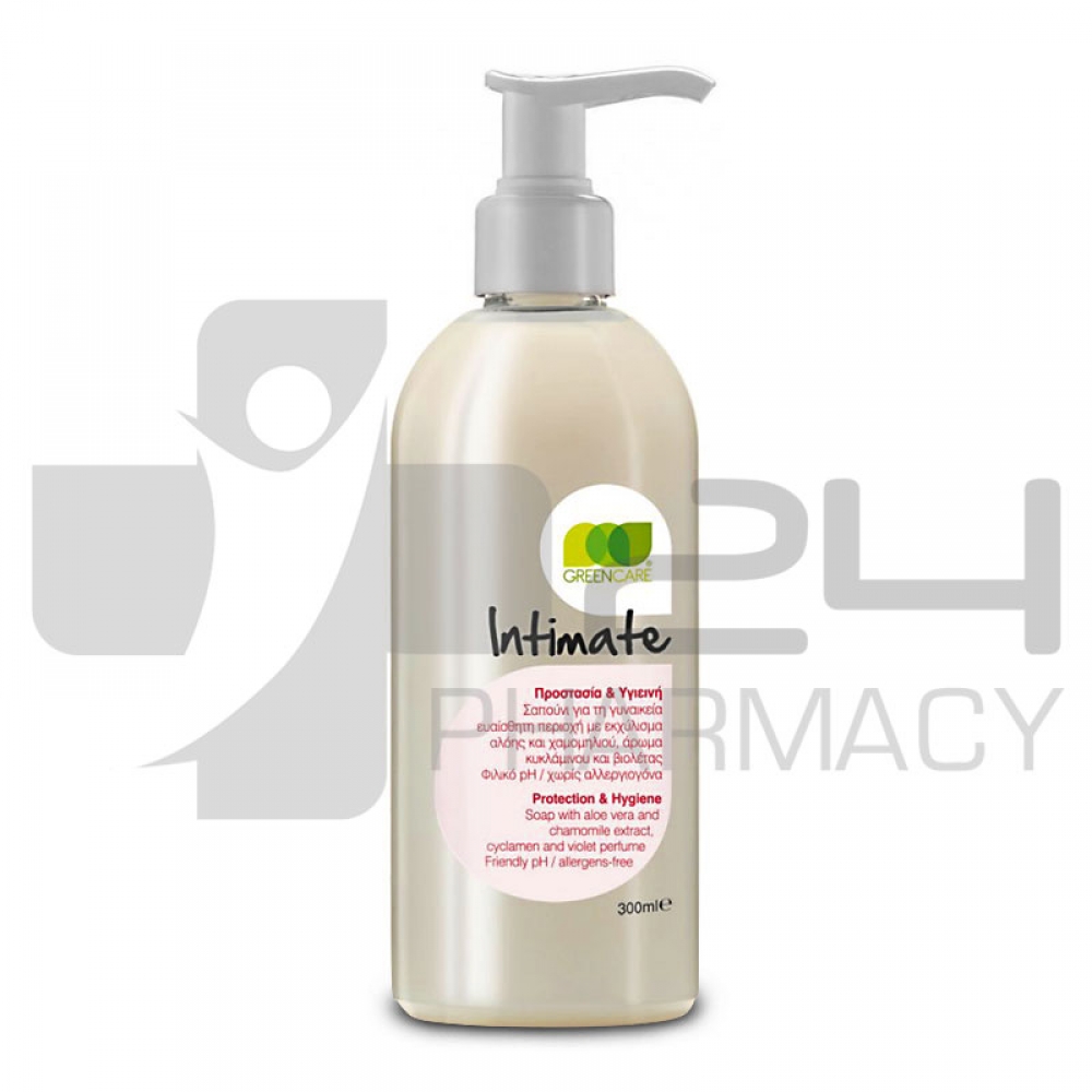 GREEN CARE INTIMATE ΣΑΠΟΥΝΙ ΓΙΑ ΤΗΝ ΕΥΑΙΣΘΗΤΗ ΠΕΡΙΟΧΗ 300ML | 24pharmacy.gr